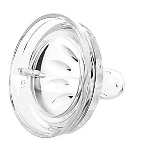 4pcs Bottle Nipples Transparent Soft Silicone Baby Bottles Nipples for 12+ Month Old Infant