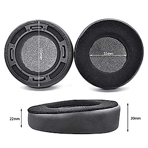 Defean SUNDARA Replacement Earpad Velvet Leatherette and Soft Foam Ear Pads Compatible with Hifiman SUNDARA HE400 HE400SE 400I 400S HE560 560I HE500 300 350 HE3 5 6 Headphones