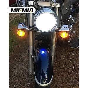 MIFMIA H4 LED Headlight Bulb Motorcycle, 500% Brighter 9003 LED Headlight Bulb Hi/Lo Beam 6000K White, Plug and Play Replacement, Pack of 1