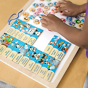 Melissa & Doug Disney Mickey Mouse Clubhouse My Magnetic Responsibility Chart - Routine, Reward Board/ Chart For Toddlers and Kids Ages 3+, Small