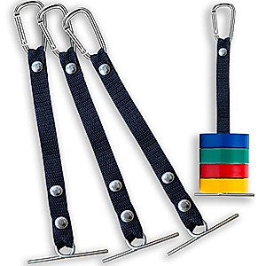 Tape Thong for Tool Belts 2.4" Wide Electrical Tape Holder Black Electrical Contractor Tool Belts (2)