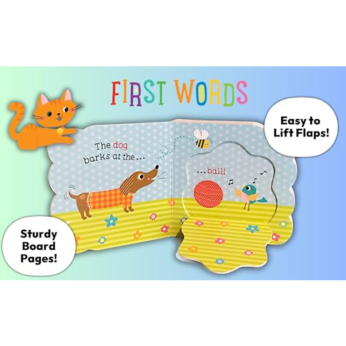 Babies Love First Words Chunky Lift-a-Flap Board Book (Babies Love)