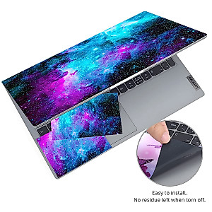 15.6" Laptop Decal Skin Vinyl Sticker Cover Compatible with Dell Inspiron 3000/Acer Nitro 5 Gaming Laptop/Razer Blade 15 Base/HP Premium 15.6 Laptop Skin Stckers(Blue Purple Marble)