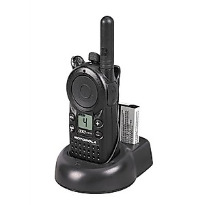 6 Pack of Motorola CLS1410 Walkie Talkie Radios with Headsets, Black
