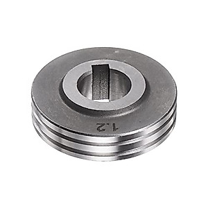 HARFINGTON Mig Welder Wire Feed Drive Roller 35x12x11x4mm Keyway Width Roll Parts Replacement U Groove 0.05"