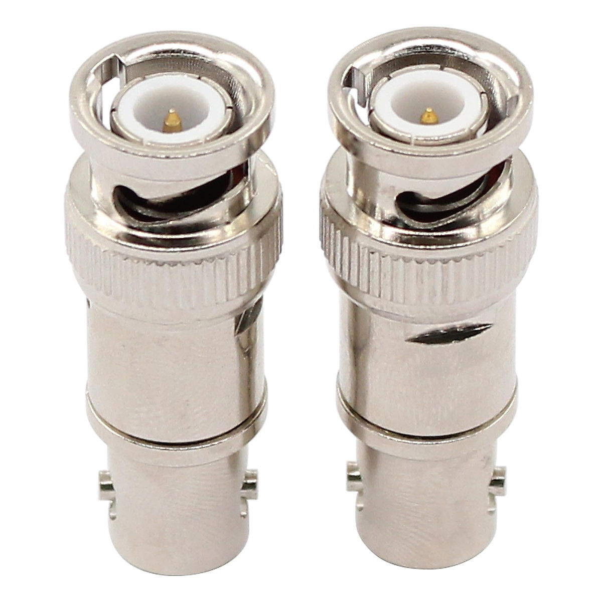 MOTOKU 2X Copper Adapter 50Ohm 38.5mm Insert Type BNC Feed Through Terminator