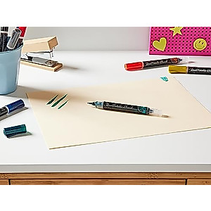 Pentel Dual Metallic Brush, 8 Colors Set, GFH-D8ST