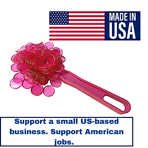 MR CHIPS Made in USA Magnetic Wand with 100 Bingo Plus Extra Pink