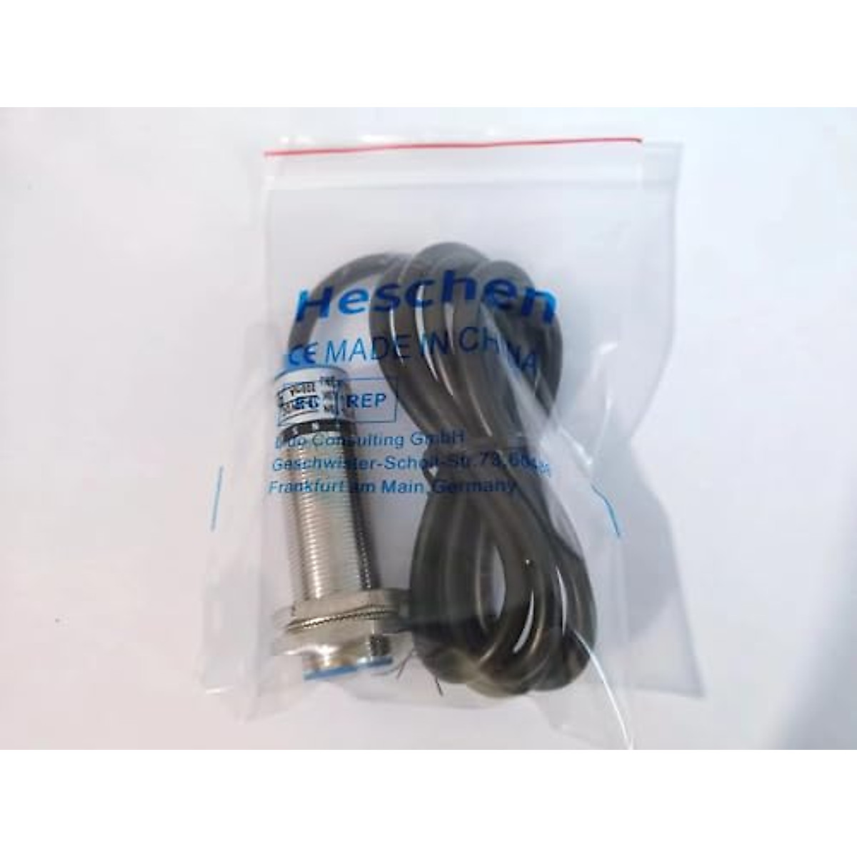 Heschen M18 Capacitive Proximity Sensor Switch Shield Type LJC18A3-5-Z/BX Detection 5mm 10-30VDC 200mA NPN Normally Open(NO) 3 Wires
