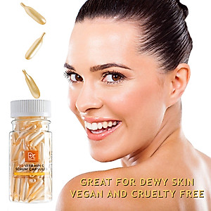 Dr. Wellness Moisturizing, Serum Capsules with Vitamin C, For Glowing, Radiant Skin, 90 Capsules