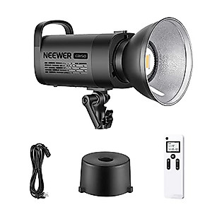 Neewer 150W 5600K LED Video Light, Bowens Mount Daylight Balanced LED Continuous Lighting CRI 97+,TLCI 97+ 13000Lux with 2.4G Remote for Video Recording,Wedding,Outdoor Shooting,YouTube (CB150)