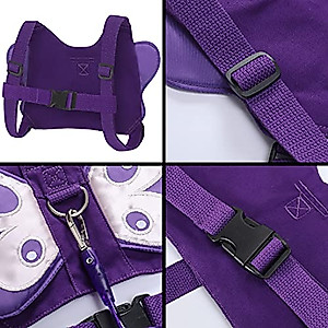 Toddler Kids Leash Butterfly Harness Wrist Child Toddlers Leashes Safety Walking Wrist for Kid Girls Boys (Purple)