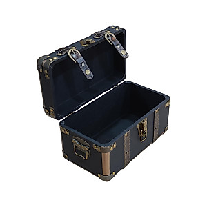 Kepciti Decorative Storage Box - Antique Wooden Manual Box with Cover, Gift & Home Decor (13.38 * 7.87 * 7.87 inch)