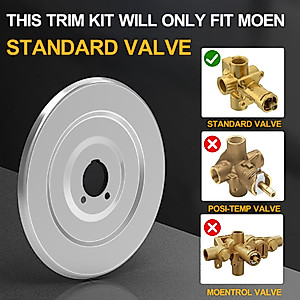 BESTONG Escutcheon Replacement for Moen 16090, for One-Handle Tub and Shower Faucets