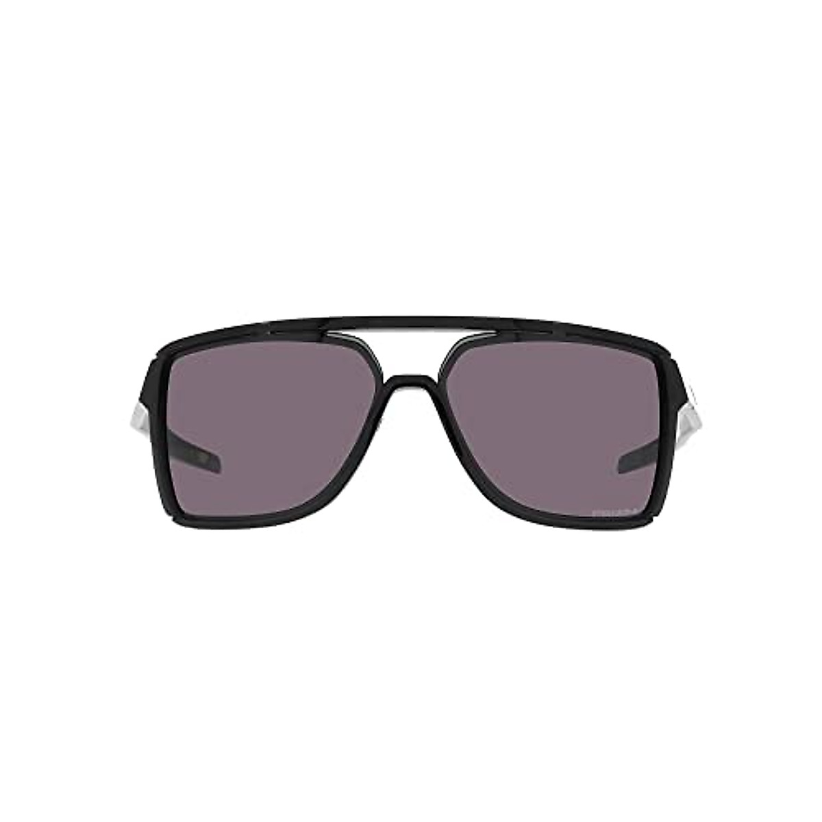 Oakley Men's OO9147 Castel Rectangular Sunglasses, Black Ink/Prizm Grey, 63 mm