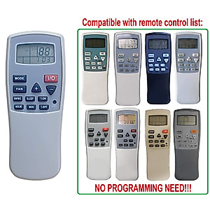 Replacement for Soleus Air Air Conditioner Remote Control LX-100 LX-100BL LX-120 LX-120BL LX-140 LX-140BL PH5-12R-32S PH5-13R-35S PH5 Series PH5-13R-35D PH5-13R-3D PH5-13R-32D PH5-13R-35