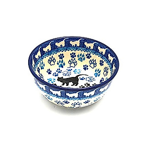 Polish Pottery Bowl - Ice Cream/Dessert - Boo Boo Kitty