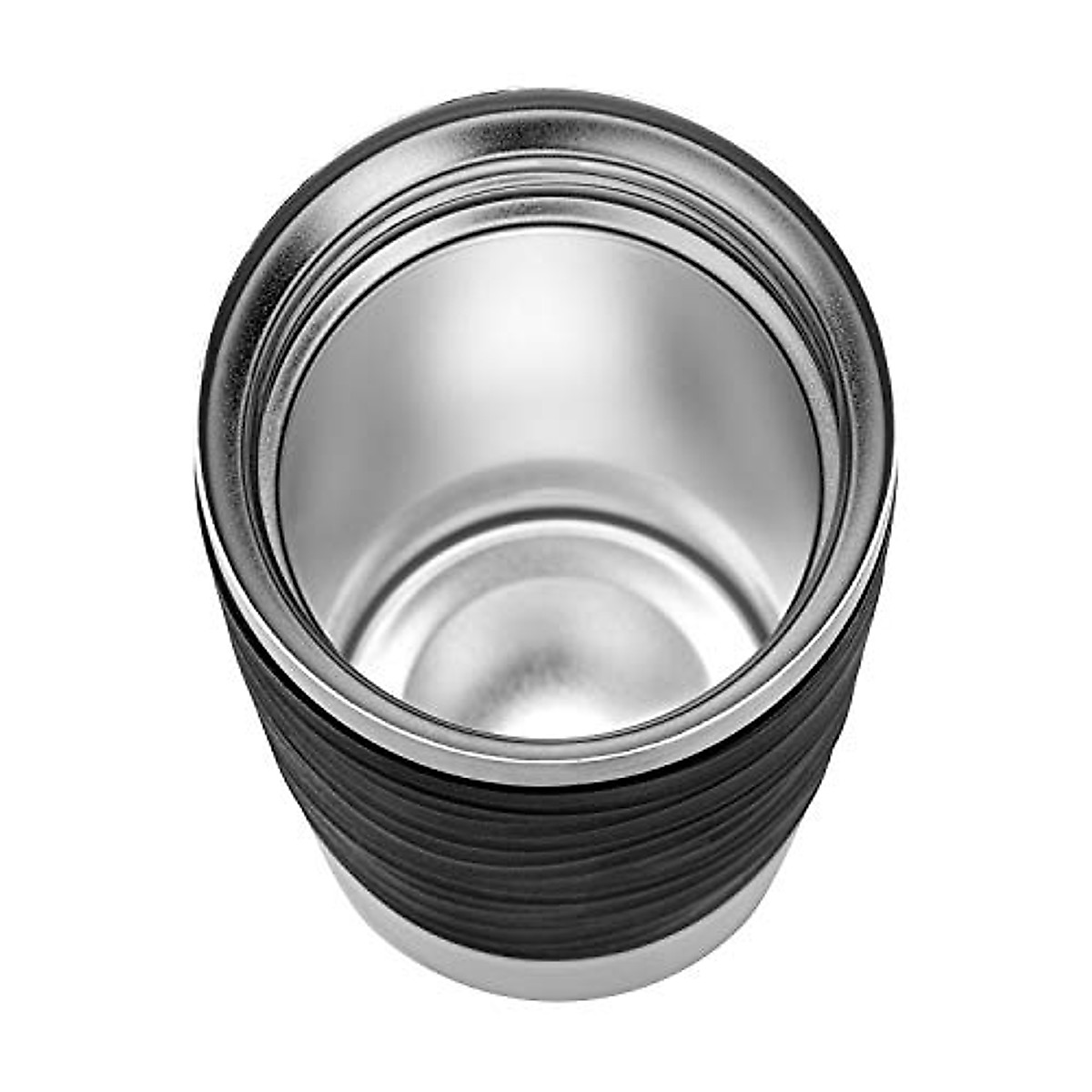 Emsa  Waves Travel Mug Thermos Mug 18/10 Stainless Steel/Black