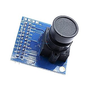 OV7670 640x480 VGA CMOS Camera Module with AL422 3M-Bits FIFO Camera STM32 Chip Driver Module SCCB Compatible with I2C DIY Kit