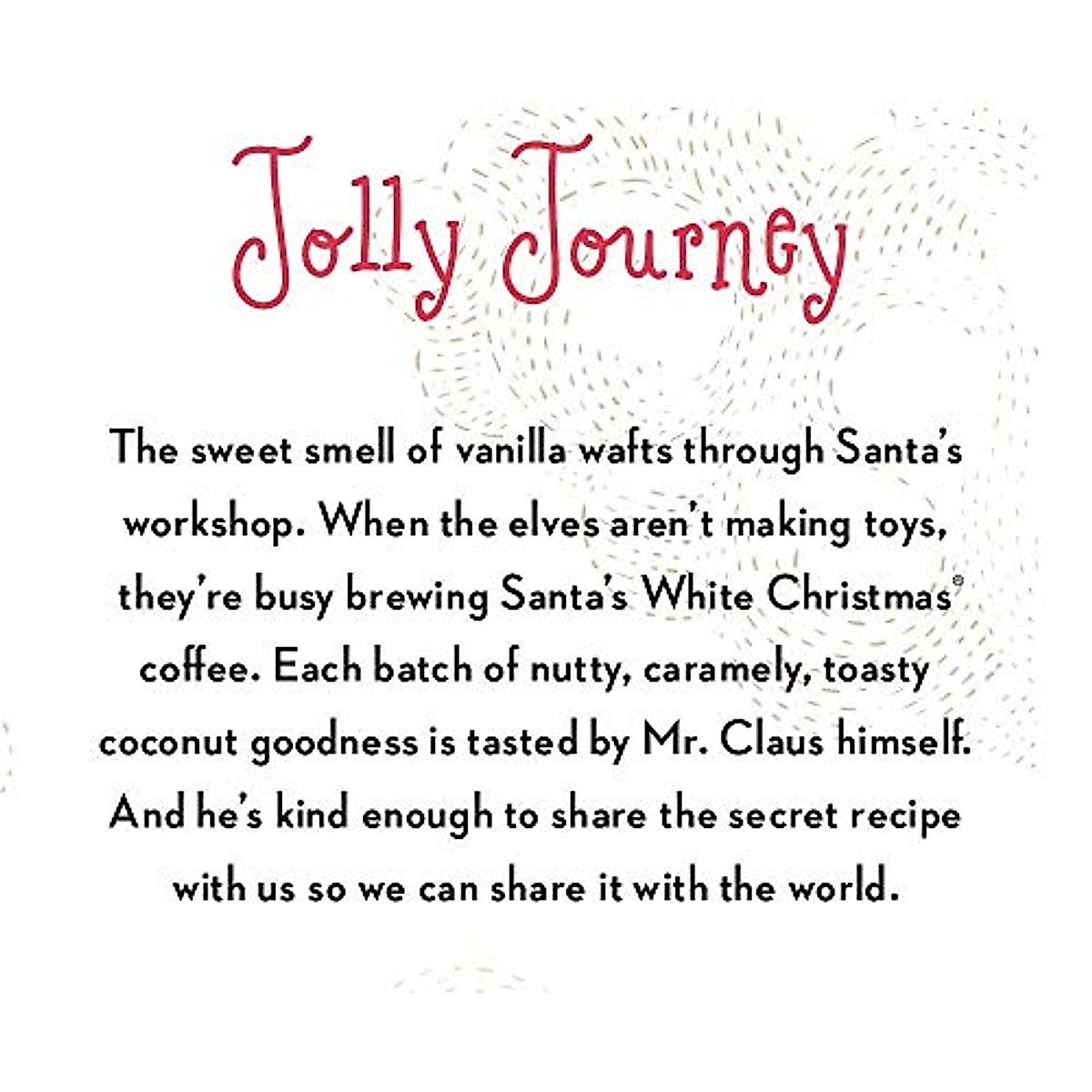 BARNIE'S COFFEE TEA CO. Single Serve K cups for Keurig Brewers Medium Roast Arabica Coffe Beans, Santa's White Christmas, 24 Count