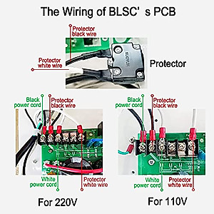 BLUE WORKS Saltwater Pool Chlorine Generator System BLSC Chlorinator for 20K Above Ground Pool & Flow Switch | Cell Plates provided by American Company