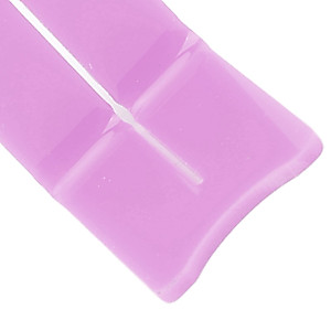 Photo Holder, High Durability Acrylic Photo Holder Decorative Reusable V Shape Stable for Dorm (Purple)