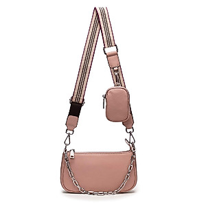 YALUXE Leather-Crossbody-Bags-for-Women Fashion Shoulder Handbag with Coin Purse