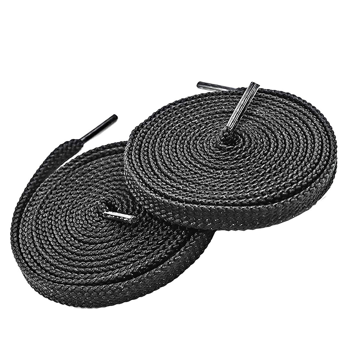 CaseHQ 3 Pair Flat Shoe laces 5/16" Wide Shoelaces for Athletic Tennis Running Sneakers