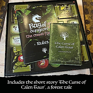 The Cursed Forest: Bag of Dungeon 2 is The 2nd Game in This Popular Series of Fantasy Adventure Board Games | A Complete Game and Expansion for BOD | 1-4 Players | Age 7+ | Simple-to-Play