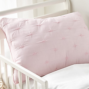 Levtex Bobbi Toddler Set- Kids Bedding, Pink,Teal,Lavender, Stripes - Reversible Quilt