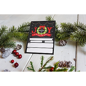 Your Main Event Prints Christmas Baby Shower Invitation, Bundle of Joy Holiday Baby Shower Announcement Invite, 20 Fill in Invitations and Envelopes