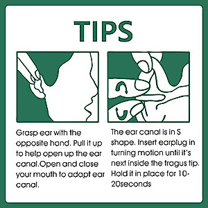 EARS SECRET Foam Ear Plugs for Sleeping, 50+3Pairs Earplugs 38dB Comfortable Ear Plugs for Sleeping Noise Cancelling, Travel, Snoring, Concert, Loud Noise, Shooting, Studying and Work