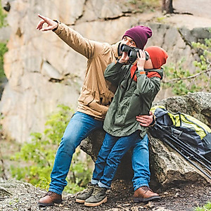 20x50 Waterproof Binocular, HD Professional/Easy Focus for Adults, with Low Light Night Vision, Durable and Clear FMC BAK4 Prism Lens, for Birds Watching Hunting Outdoor Sports