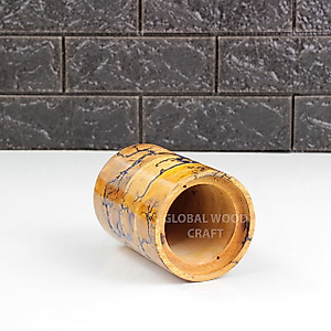 Hand crafted Wooden Rectangular Urn |with Lid Cremation Ash Remains Storage| Adult Pet Humane Ashes Male & Female Urns- Mango Wood With Resin