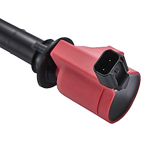 ENA Set of 6 Red Ignition Coil Pack 2001-2008 Compatible with Ford Mercury Mazda Tribute Mariner Escape Five Hundred Freestyle Montego Taurus Sable V6 3.0L Replacement for DG500 DG513 FD502