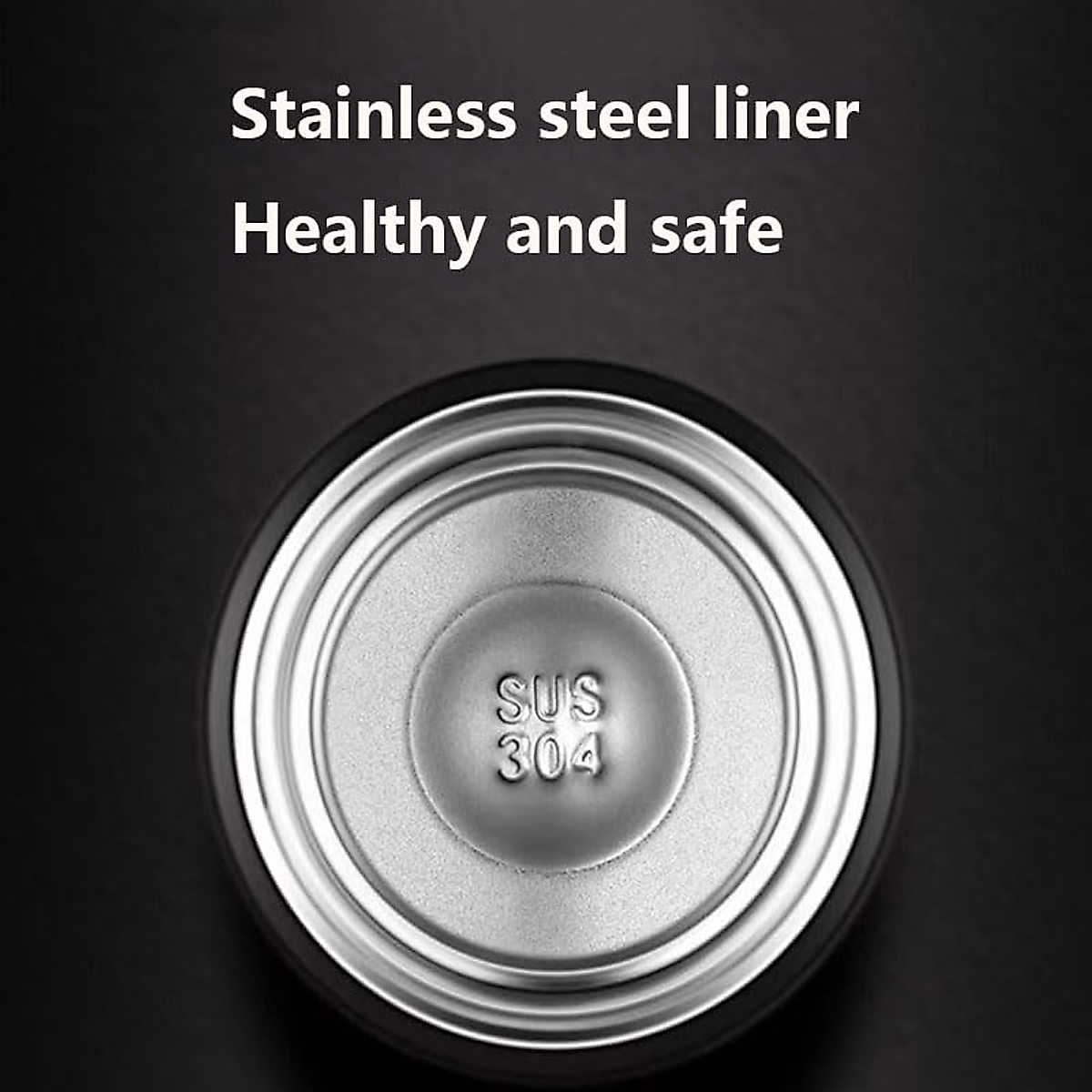 MADASD Insulated Coffee Cup for Tesla Model Y,Insulated Coffee Tumbler Stainless Steel to Go for Hot/Ice Coffee Tea with Seal Lid nsulated Beverage Containers,Black