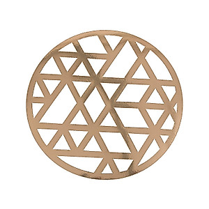 Fun Express Gold Laser Cut Chargers (24 Pieces) Modern Wedding and Party Decor