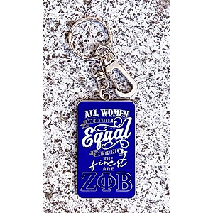 BBGreek Zeta Phi Beta Sorority Paraphernalia - Only The Finest - Keychain Gifts - Official licensed Vendor