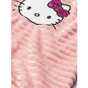 Hello Kitty Girls' Faux Fur Sweatshirt and Legging Set, Pink, 18M