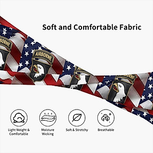 101st Airborne Division Sports Headbands Unisex Yoga Non-Slip Quick-Drying Workout Hairband