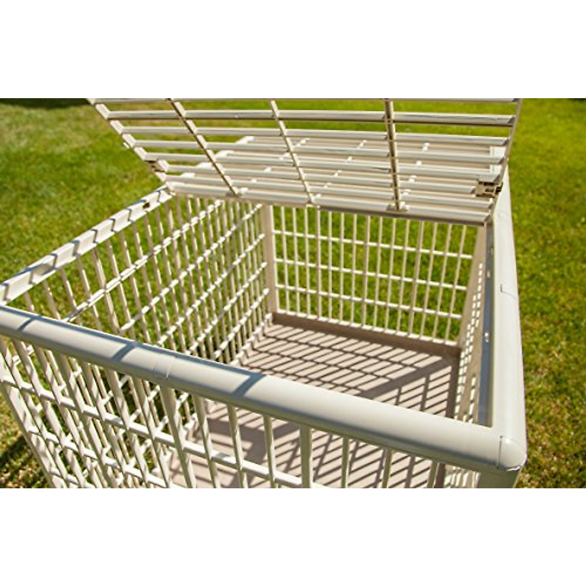 IRIS Plastic Animal Cage, Beige, Small