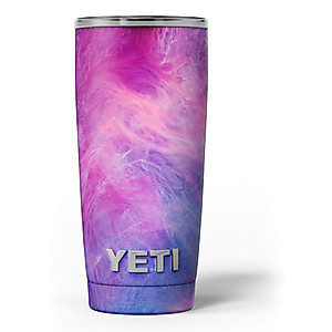 Design Skinz Pink and Blue Fume Clouds - Skin Decal Vinyl Wrap Kit Compatible with The Yeti Rambler Cooler Tumbler Cups