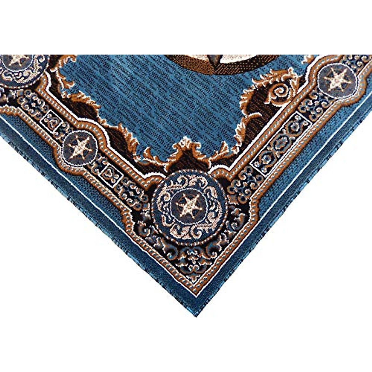 KJGRUG Texas Stars Cowboy Western - Colors (5' x 7', Royal Blue)