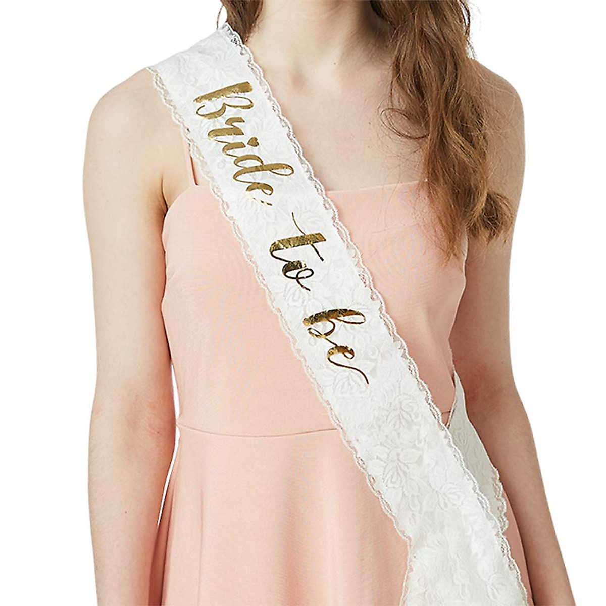 YULIPS Bride To Be Sash - Bachelorette Party Sash Bridal Shower Hen Party Wedding Decorations Party Favors Accessories