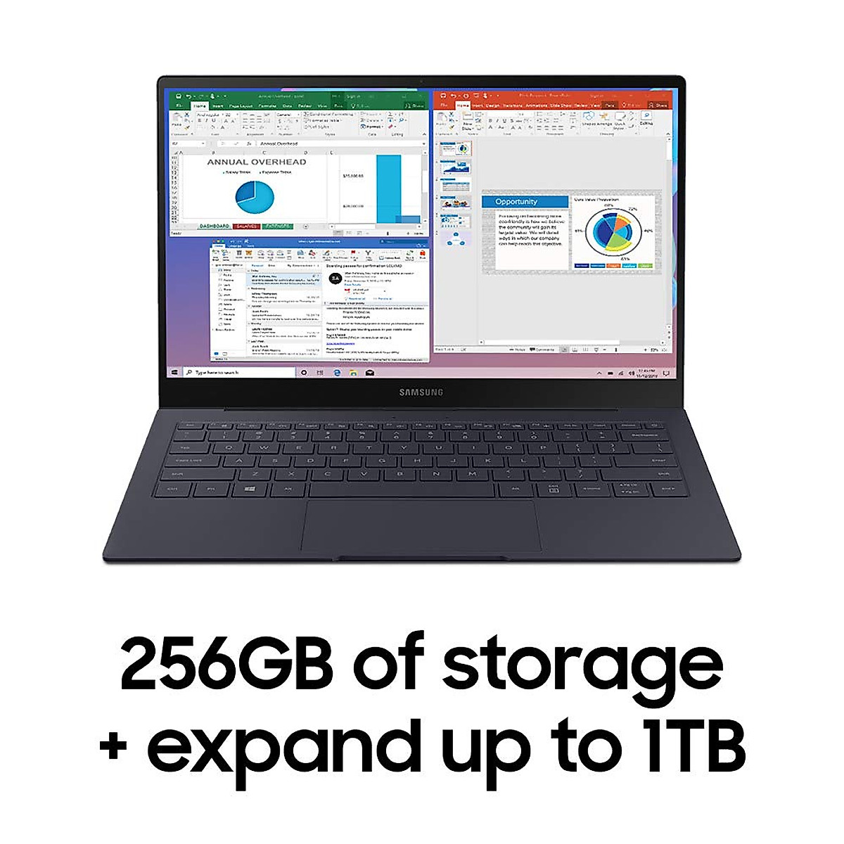 Samsung Electronics Galaxy Book S (WIFI & LTE Verizon) - SM-W767VZAAVZW,Mercury Gray