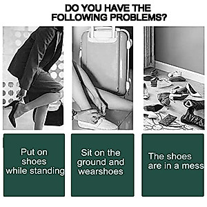 Metal Shoe Rack,Shoe Rack for Entryway, 5-Tier Shoe Rack Organizer,Free Standing Shoe Racks with Shoe Changing Stool, Black Shoe Shelf Organizer for Entryway Garage Bedroom …