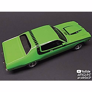 MPC 1974 Plymouth Road Runner - 1/25 Scale Model Car Kit - Buildable Vintage Vehicles for Kids and Adults