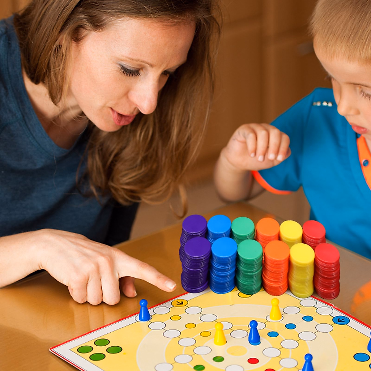 Poker Chips 180pcs counting chips game chips bingo chips for bingo games Toy Bingo Chips