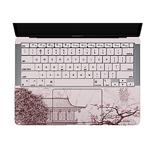 Nekoty Textured Laptop Skins compatible with MacBooks Pro 16" 14" 13" Air 13" 2019-2022 - Japanese Temple