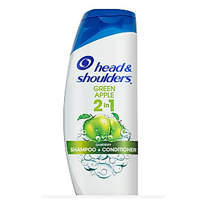 Head and Shoulders Green Apple Anti-Dandruff 2 in 1 Shampoo and Conditioner, 23.7 fl oz
